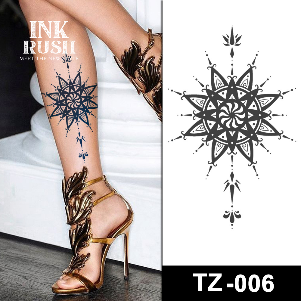 Compass Star Tattoo - TZ-006 – InkRush